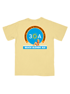 30A : Beach Blonde Beer Label T-Shirt - 30AGear.com – 30A Gear