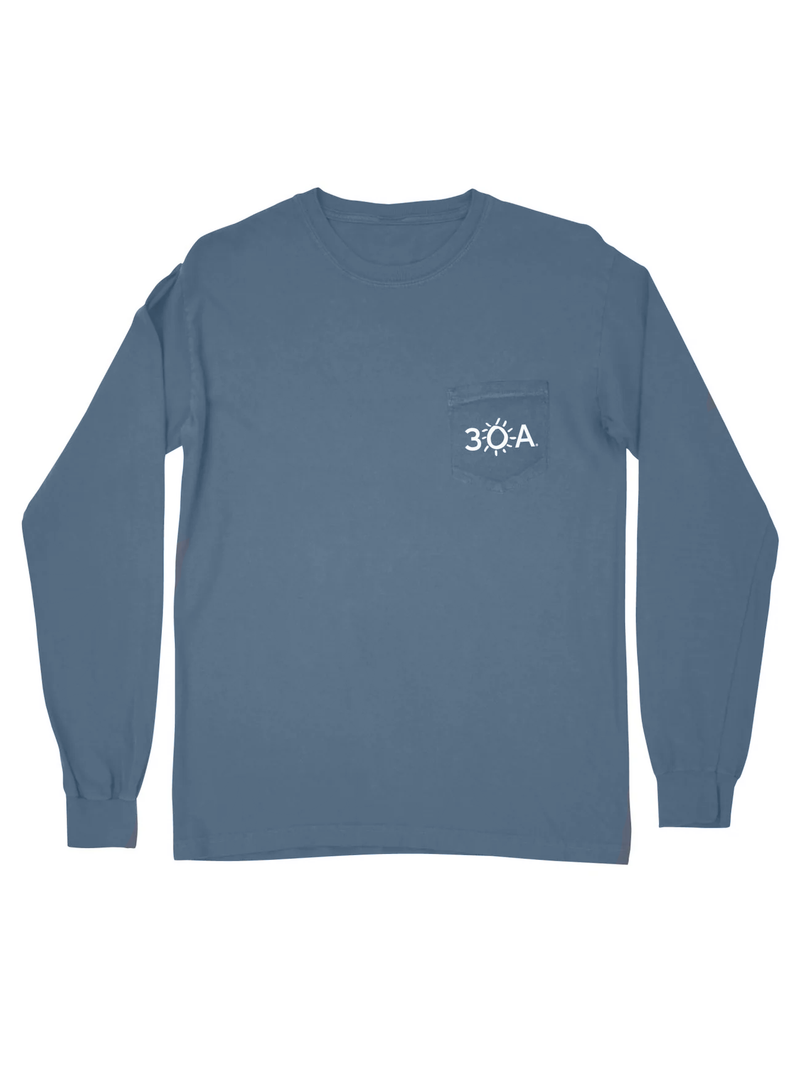 30A : Logo Pocket Long Sleeve T-shirt - 30AGear.com – 30A Gear