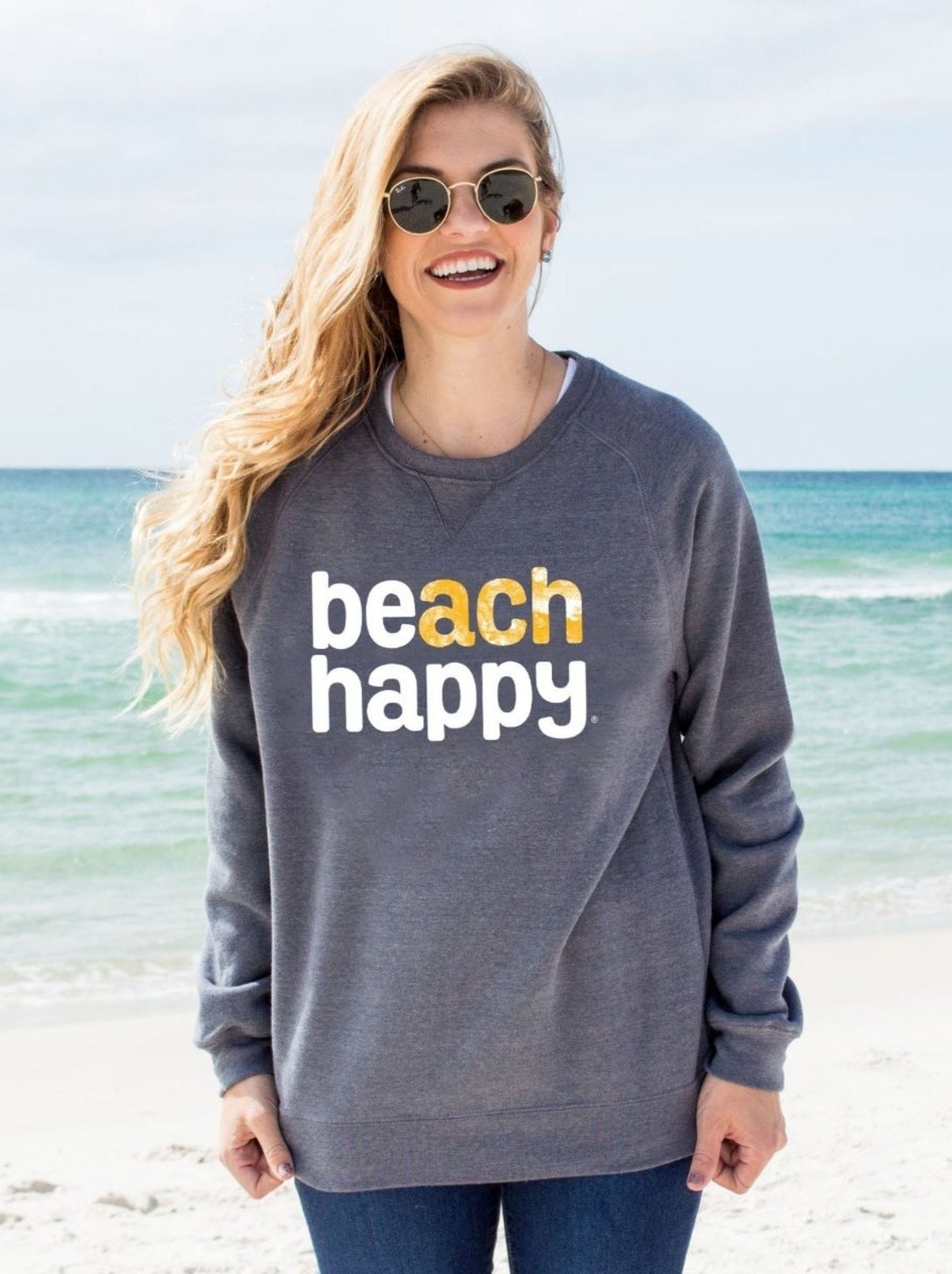 30A : Beach Happy Printed Sweatshirt - 30AGear.com